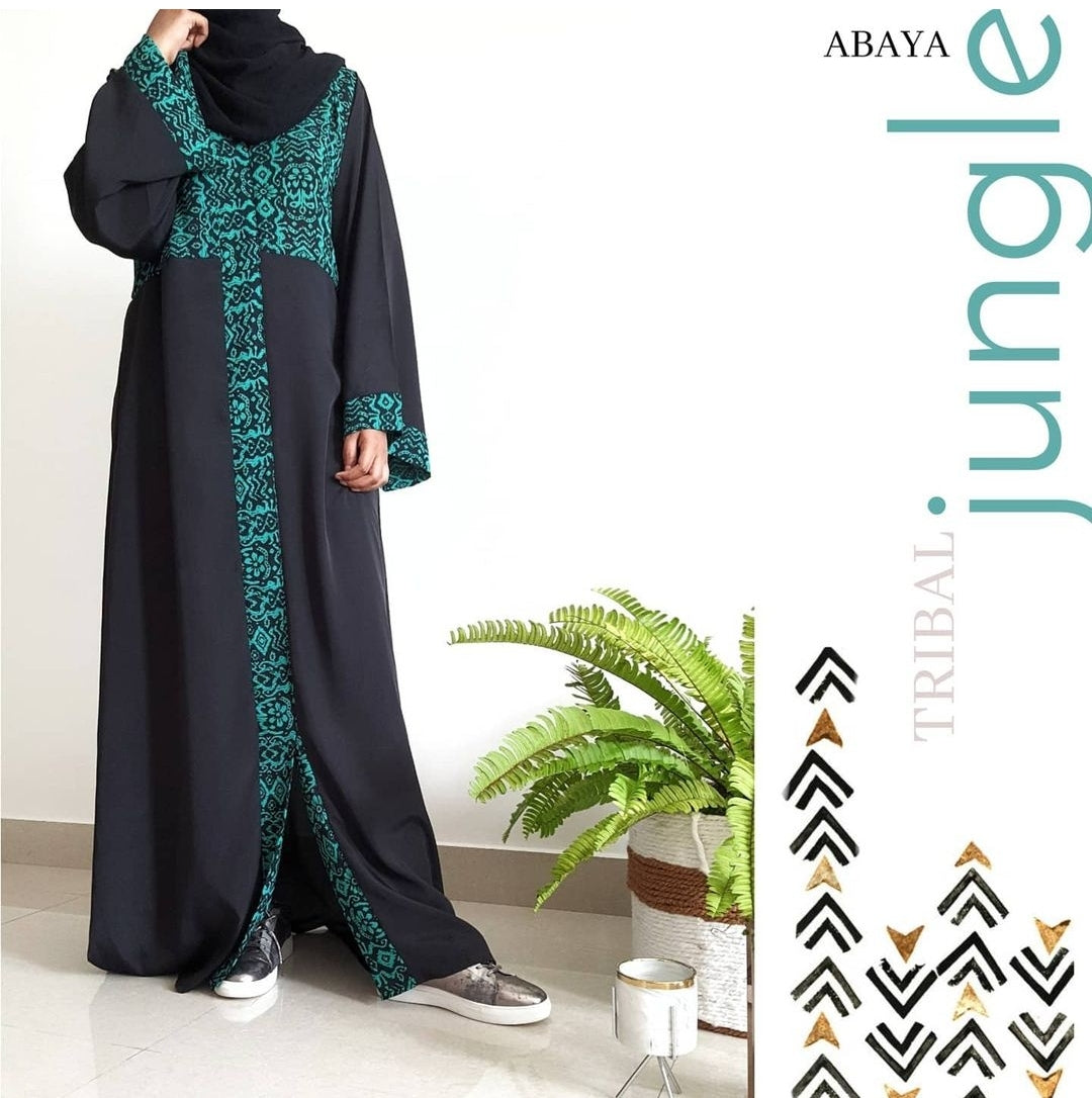 Tribal Jungle Abaya - AD00085 – Regalia Sri Lanka